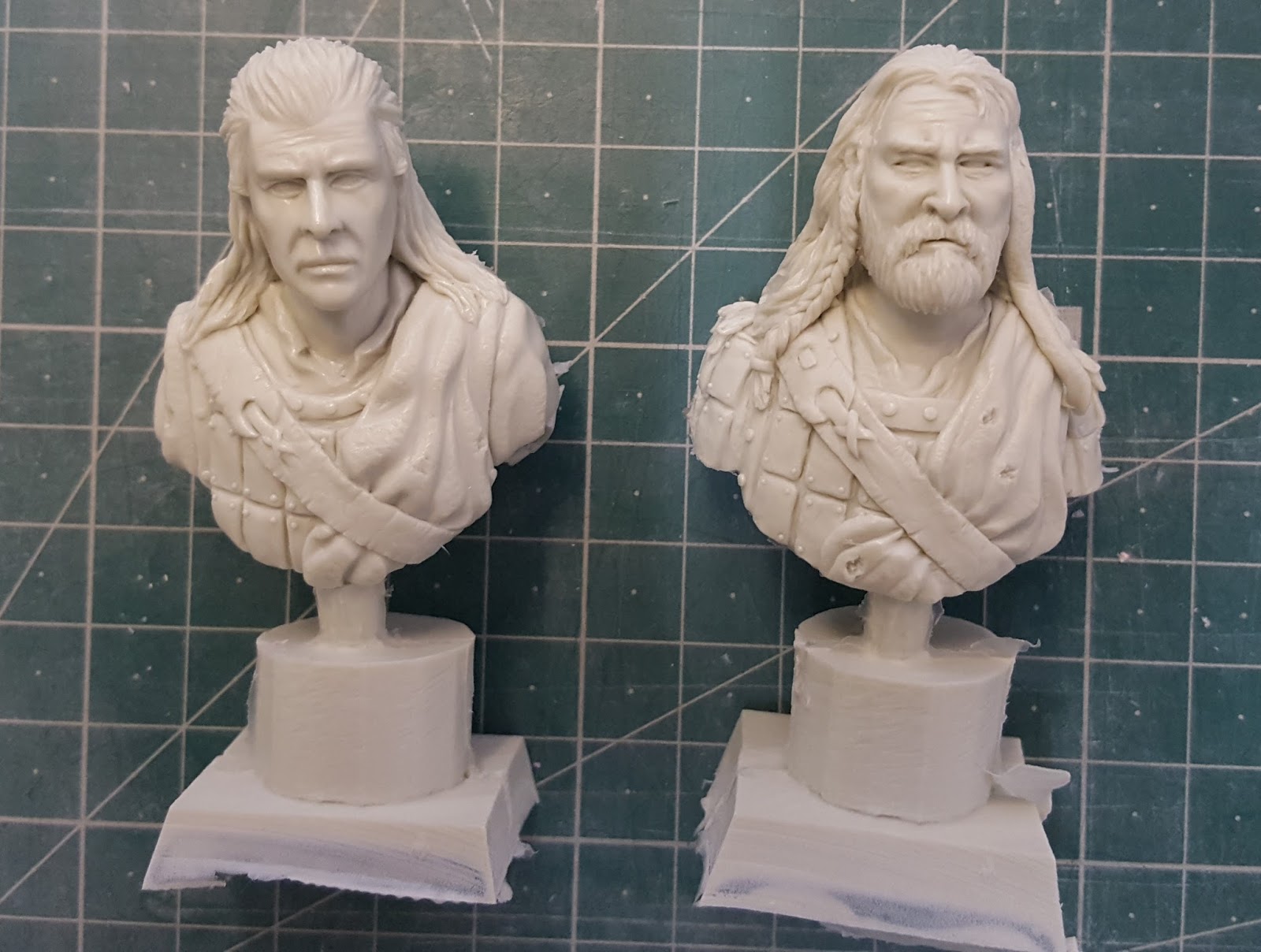 Celtic Warrior and Clan Chieftain Busts (1/12 scale) | planetFigure ...
