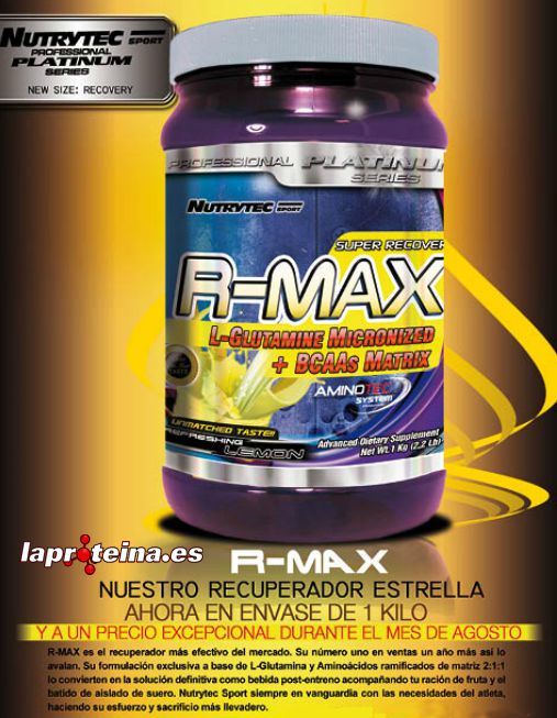 SUPLEMENTOS DEPORTIVOS: R-MAX Professional Platinum Series 500 GR