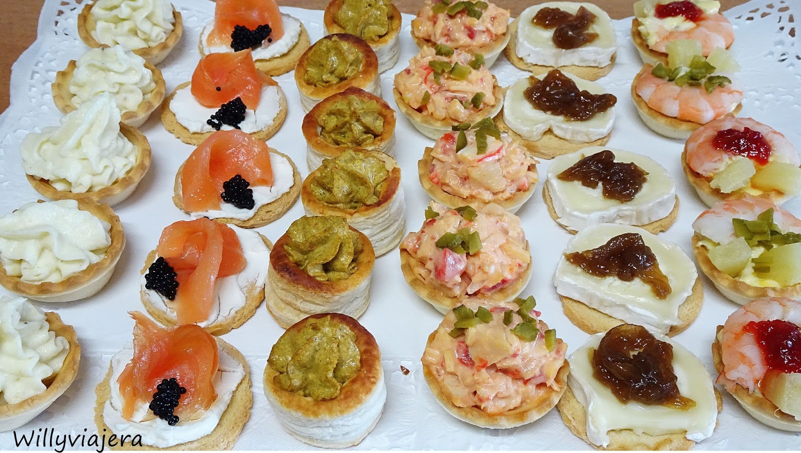 WILLYVIAJERA PURI: Canapés navideños gourmets