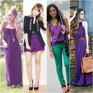 Dicas de Moda: Look do Dia - roxo