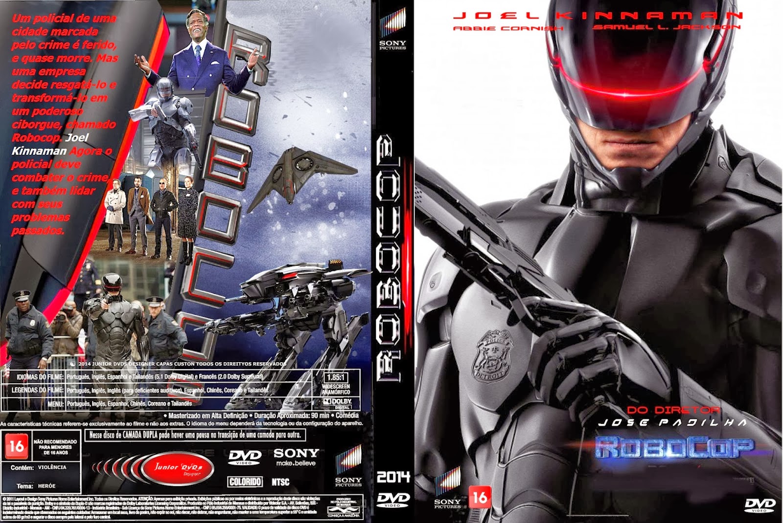 Mega Covers: CAPA DVD ROBOCOP - 2014