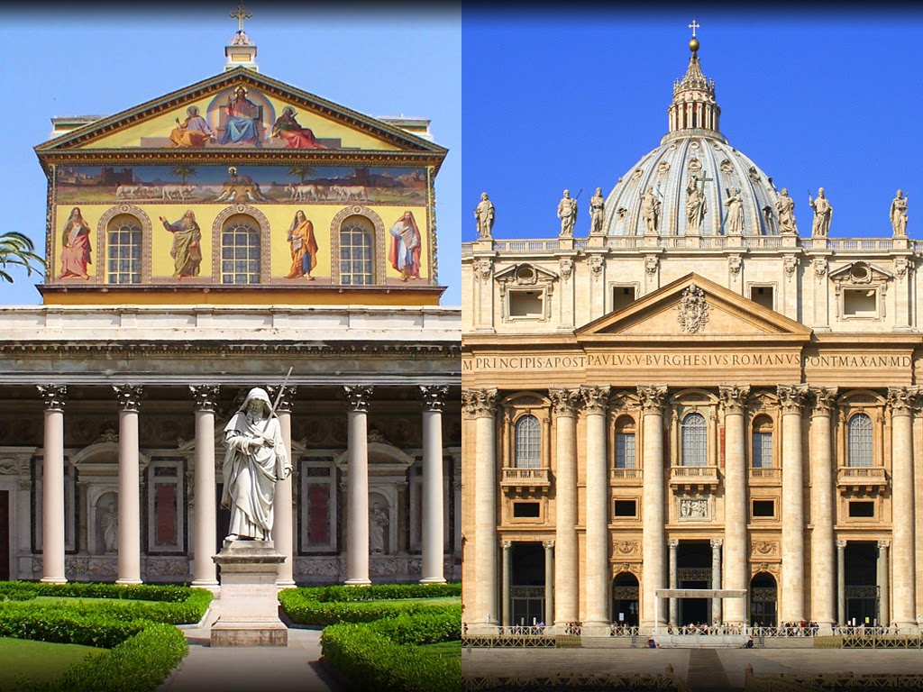Holy Mass images...: Basilicas of Saints Peter and Paul