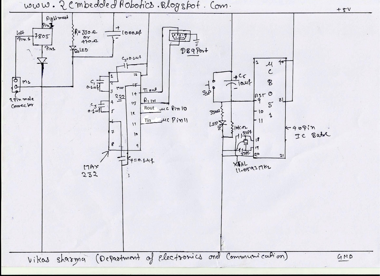 8051 programmer kit ~ 2embeddedrobotics
