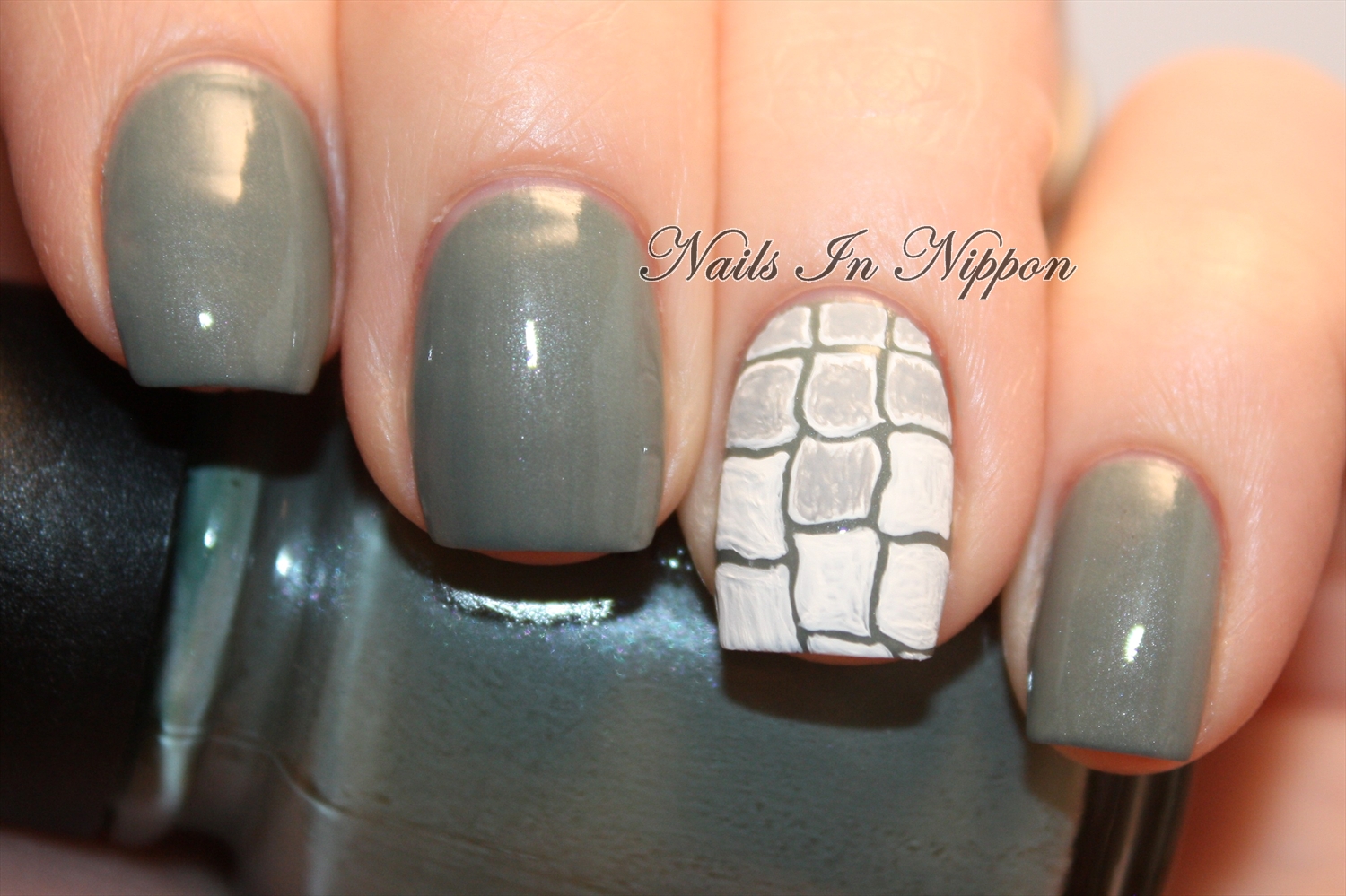 Nails In Nippon: Alligator/Crocodile Skin with Tutorial