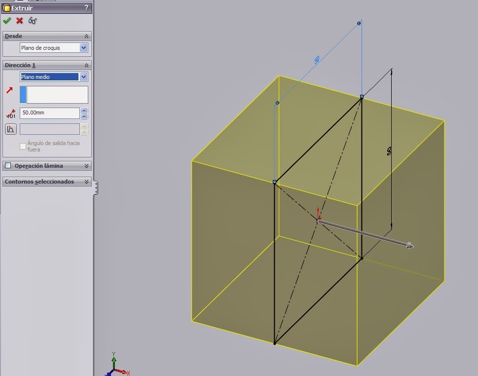 SolidWorks-Practicas: Hacer tu primera pieza