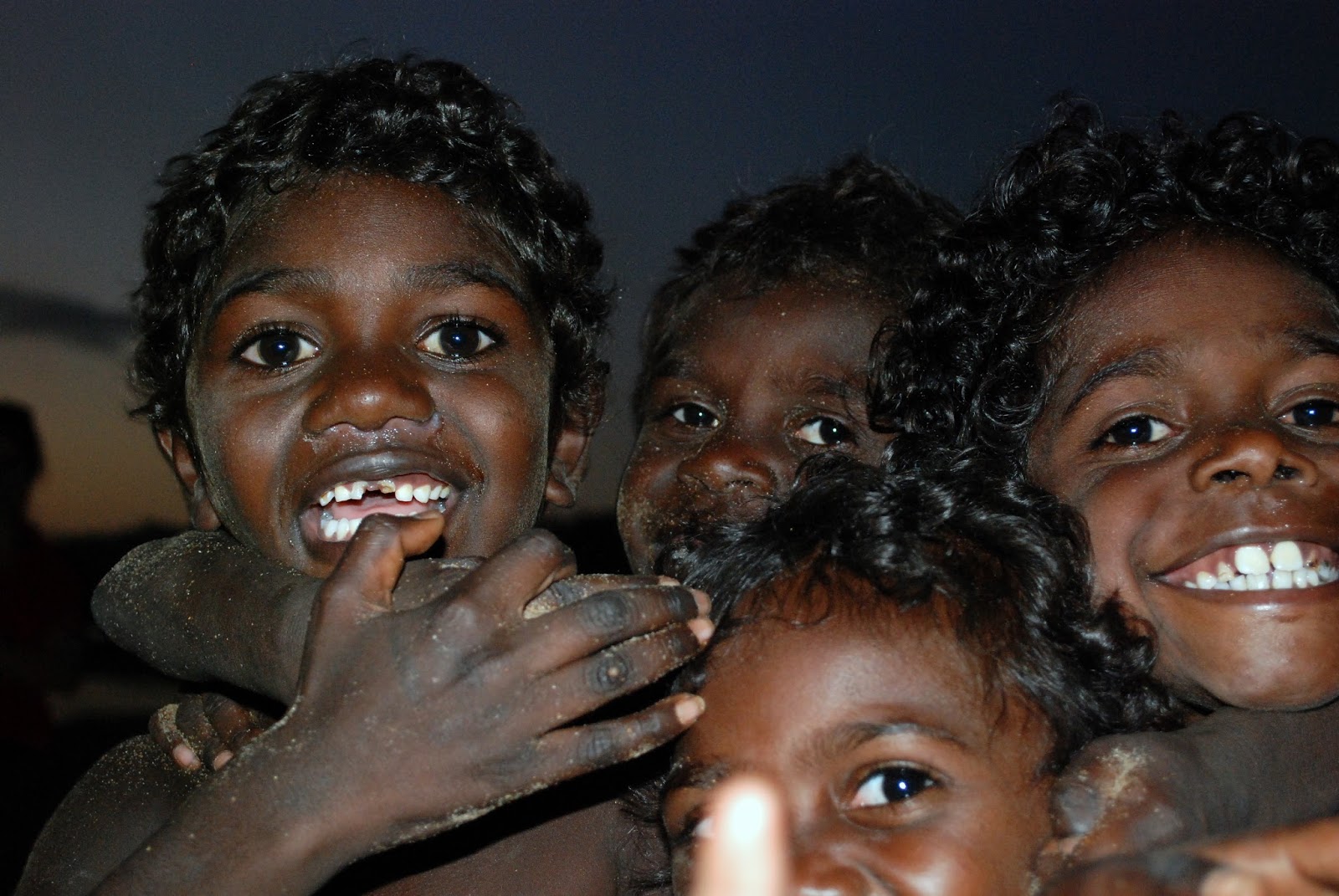 Tofu Photography: Aboriginal children playing on the beach at Galiwinku ...