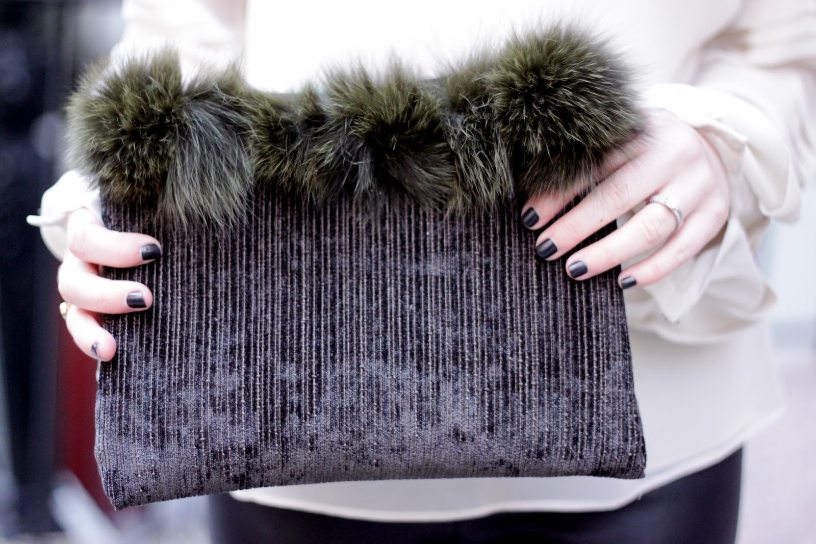 DIY Furry Clutch