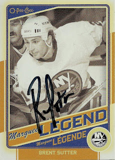 Hell's Valuable Collectibles: Brent Sutter: Two Autographed Cards