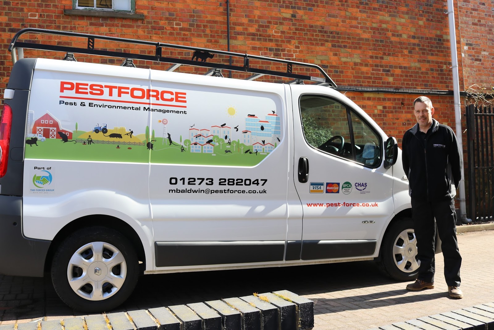 Pest Control Services UK: Matt Baldwin opens the new Pestforce Brighton office