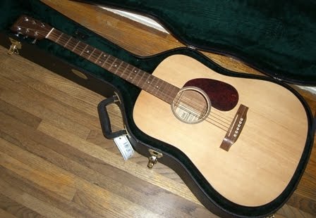 Rex and the Bass: Martin DM Acoustic Guitar