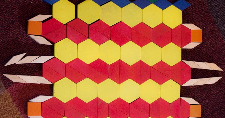 Craft Knife: Pattern Blocks for Older Kids: Symmetry and Similar Figures