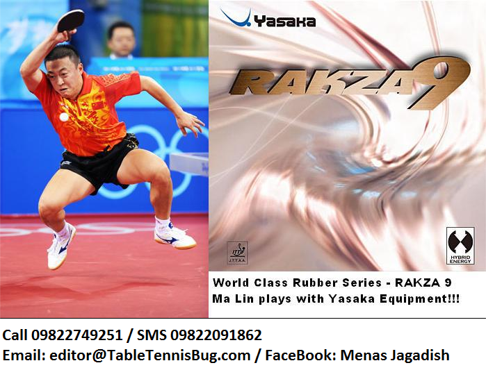 Table Tennis Bug: Ma Lin, Yasaka and Rakza series - a deadly combination!