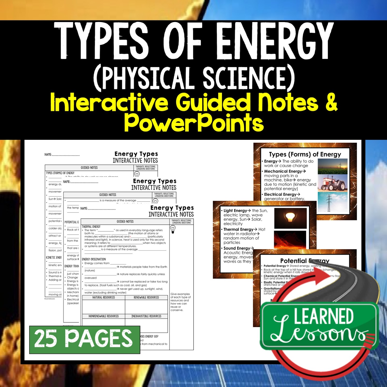Physical Science Interactive Guided Notes and PowerPoints NGSS, Next ...