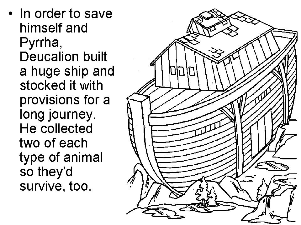 Dr. Perry's Stash of Useful Information: The Great Flood (Greek Mythology)