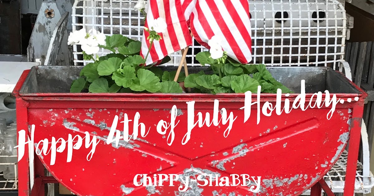 ChiPPy! - SHaBBy!: Red... WHiTe... & Blue... ChiPPy-SHaBBy STyLe!*!*!