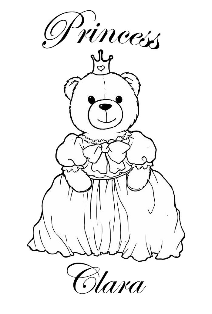 PRINCESS COLORING PAGES