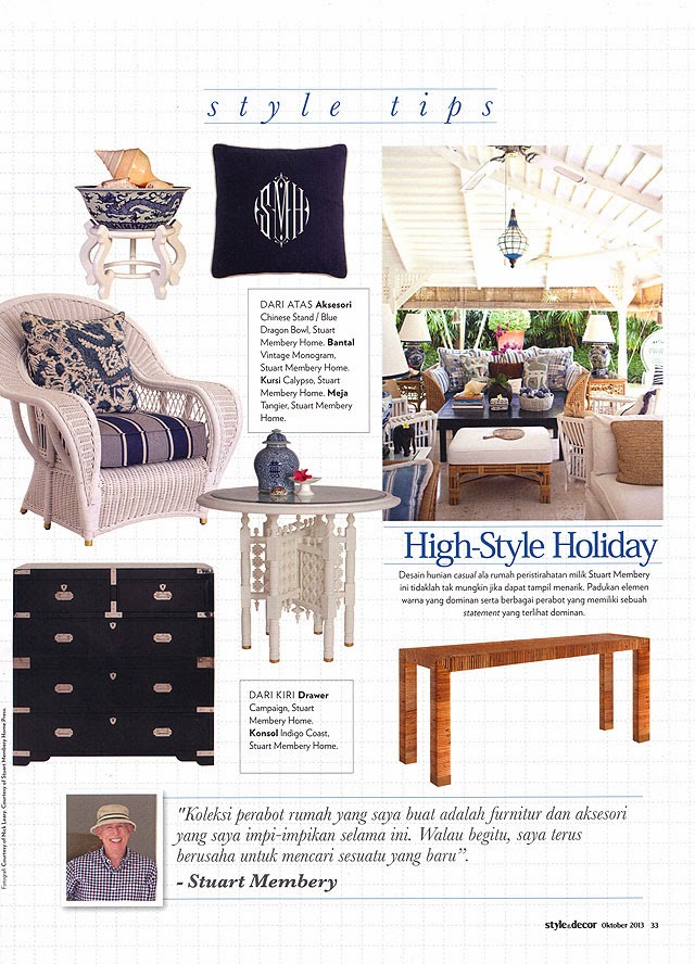 STUART MEMBERY HOME COLLECTION: October 2013