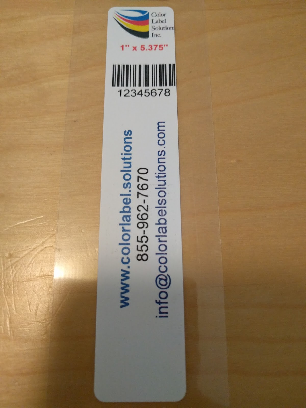 Color Labels On Demand: Cryogenic Narrow Labels