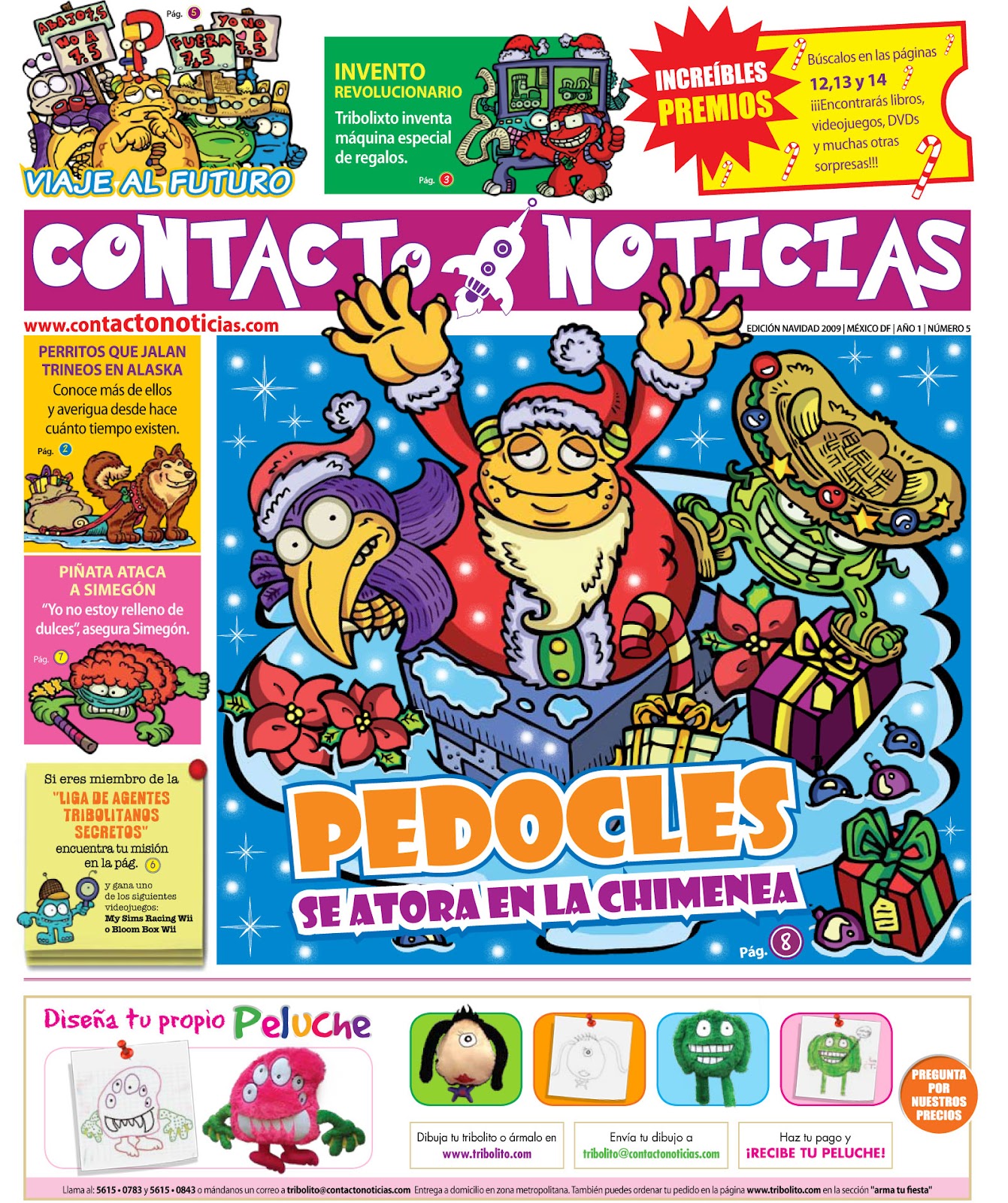 EDITORIAL DESIGNER: PERIODICO INFANTIL CONTACTO NOTICIAS