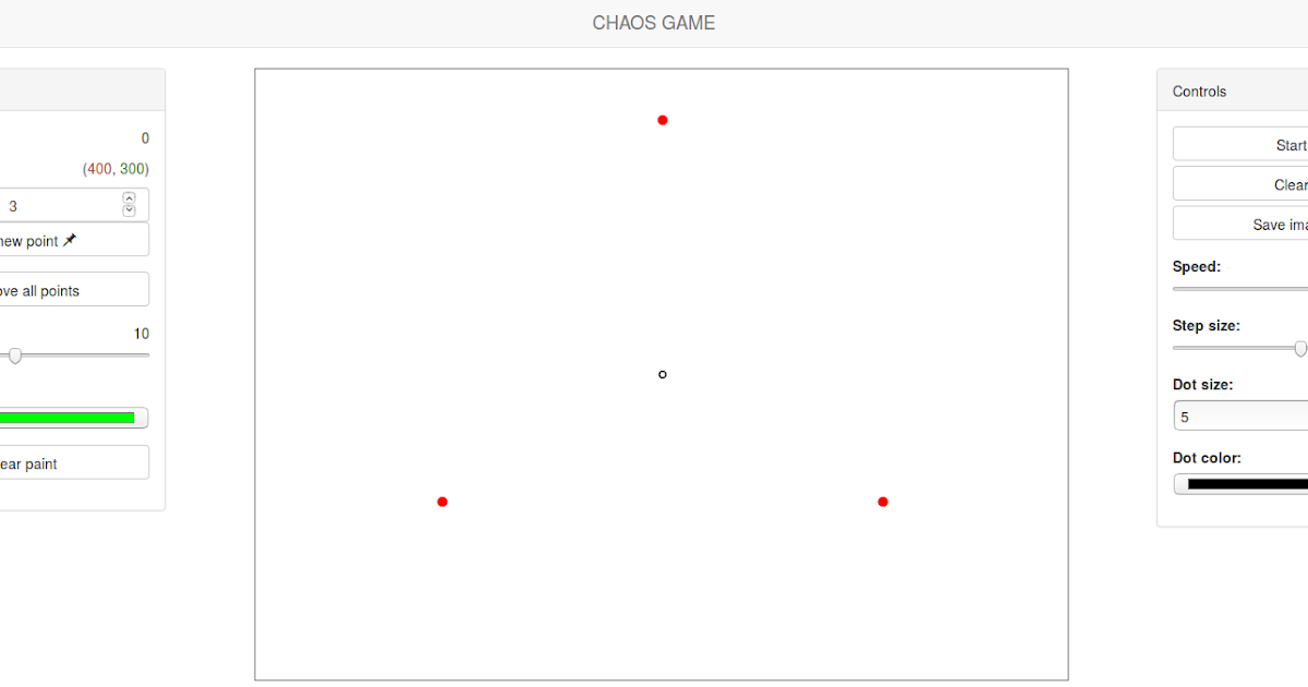 A small step: Chaos game