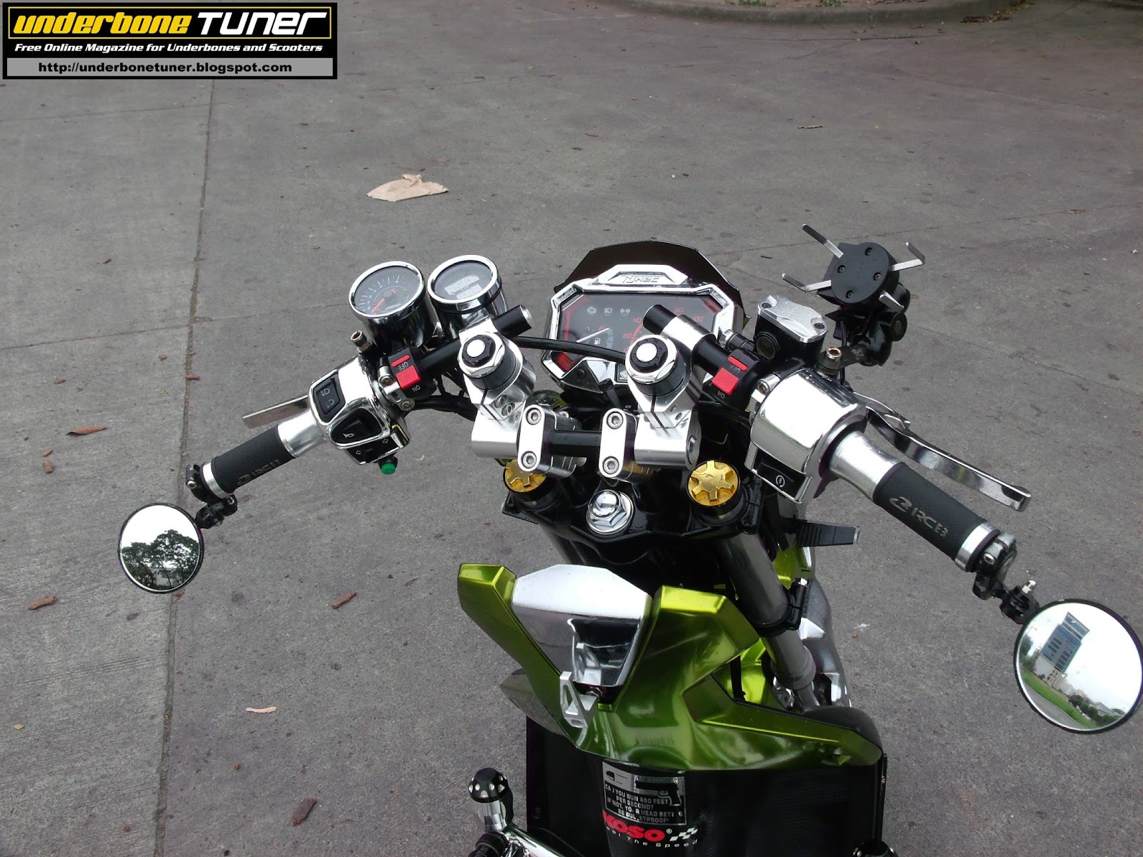 underbone tuner: Zoomer X Chromium the Stretched-out Hyper Show Scoot ...