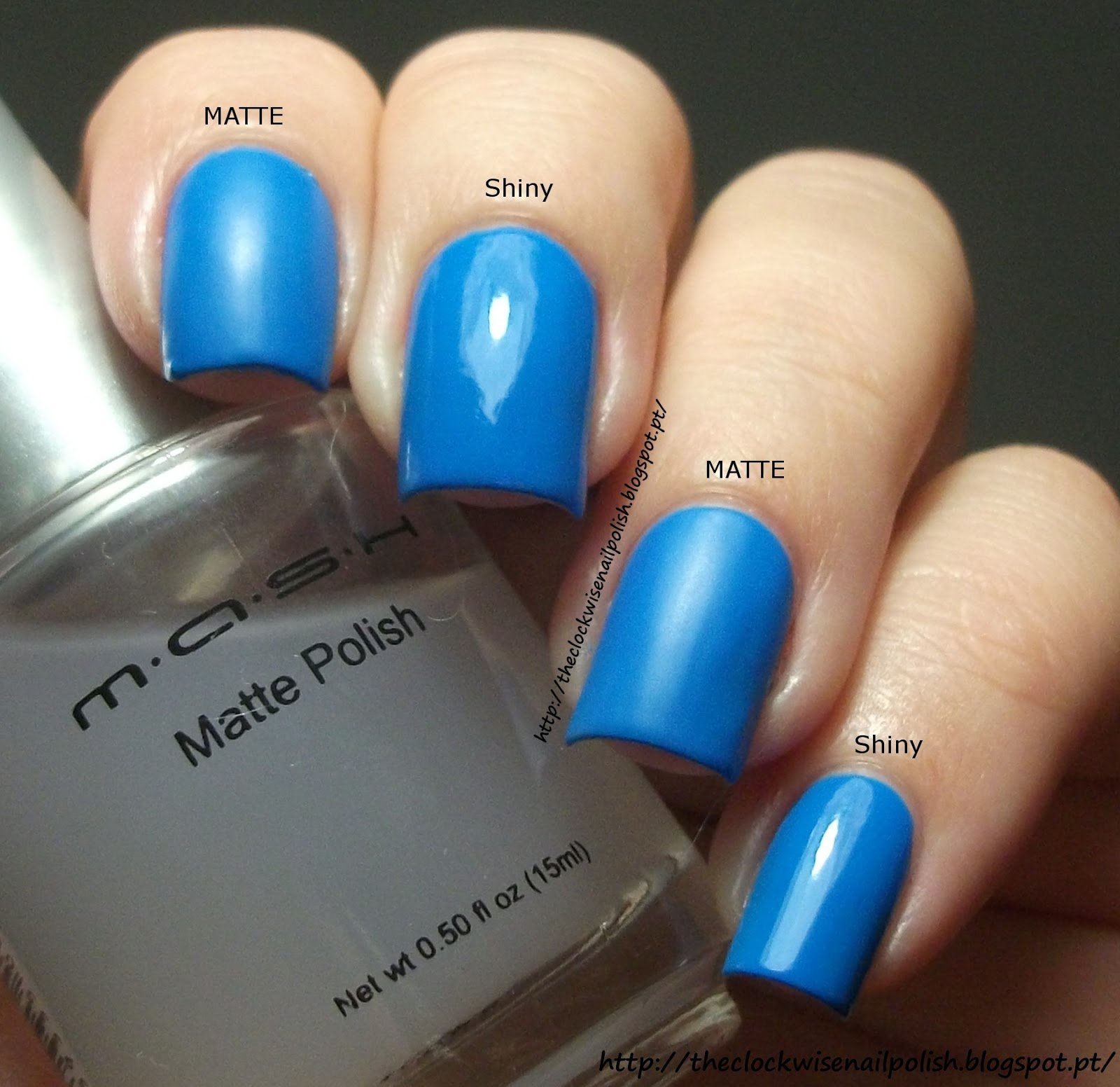 The Clockwise Nail Polish: Review: MASH Matte Polish Top Coat