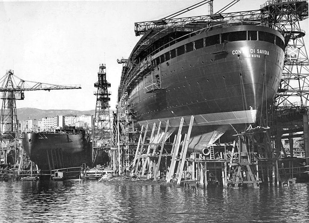 Ocean Superliners: SS Conte di Savoia was an Italian liner launched in ...