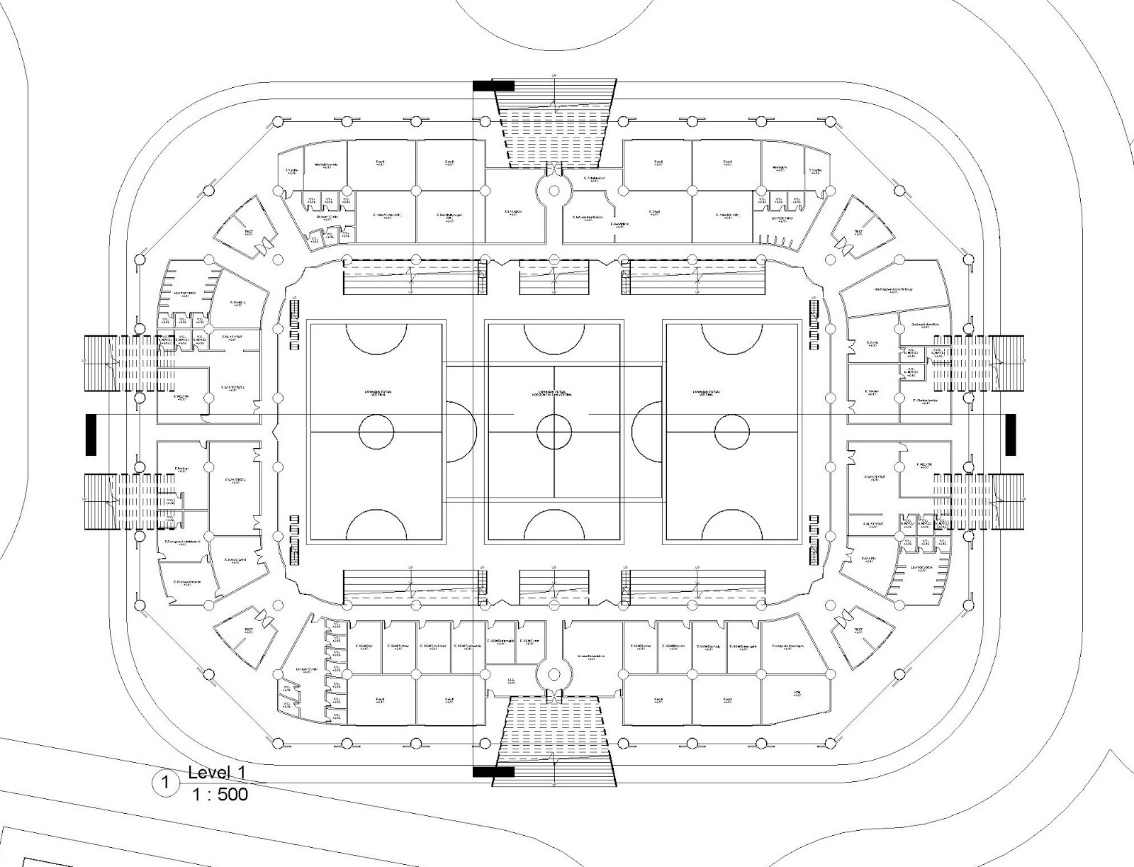 mozaik arsitek : Desain Gelanggang Olah Raga UIN Alauddin Makassar (GOR ...