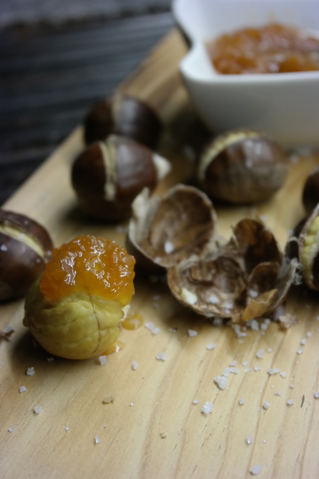 COZINHAR COM OS ANJOS: CASTANHAS ASSADAS COM DOCE DE ABÓBORA