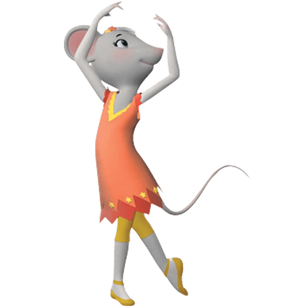 Cartoon Characters: Angelina Ballerina (PNG's)