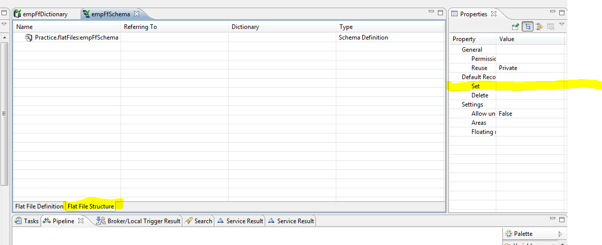 webMethods: FlatFiles