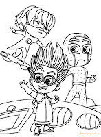 Aprende Brincando: Desenhos Animados dos Pijamax para Colorir