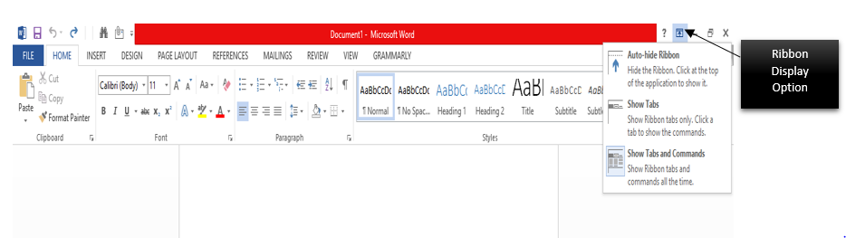 Let's go to ms word tour