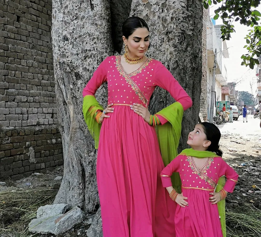 Fiza Ali Celebrating Eid with her Awesome Daughter Faraal ...