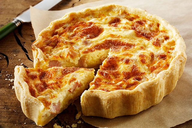 Canadian Bacon Onion Quiche Recipe : Food Recipe