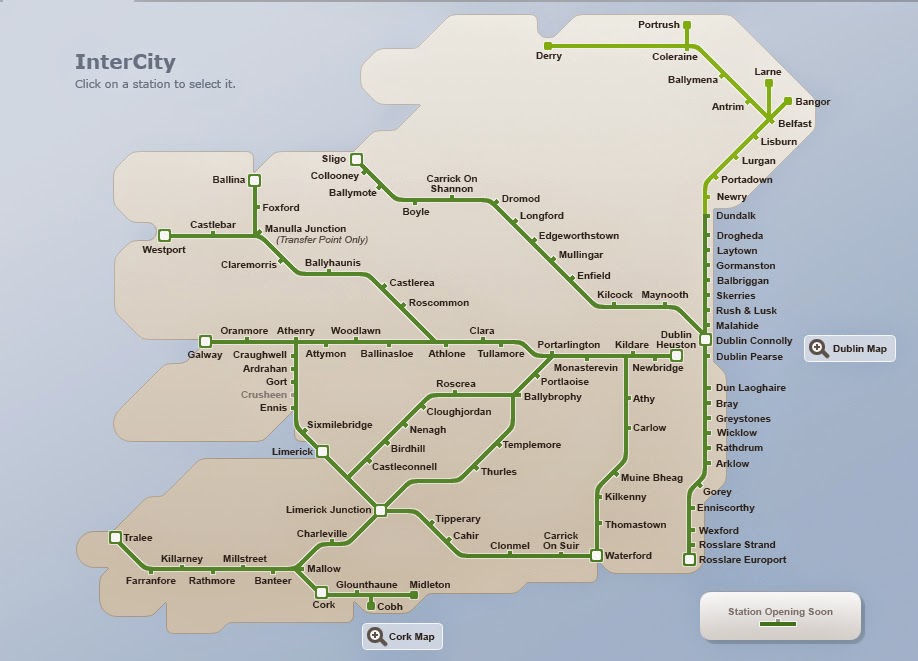 アイルランドの電車 Irish Rail