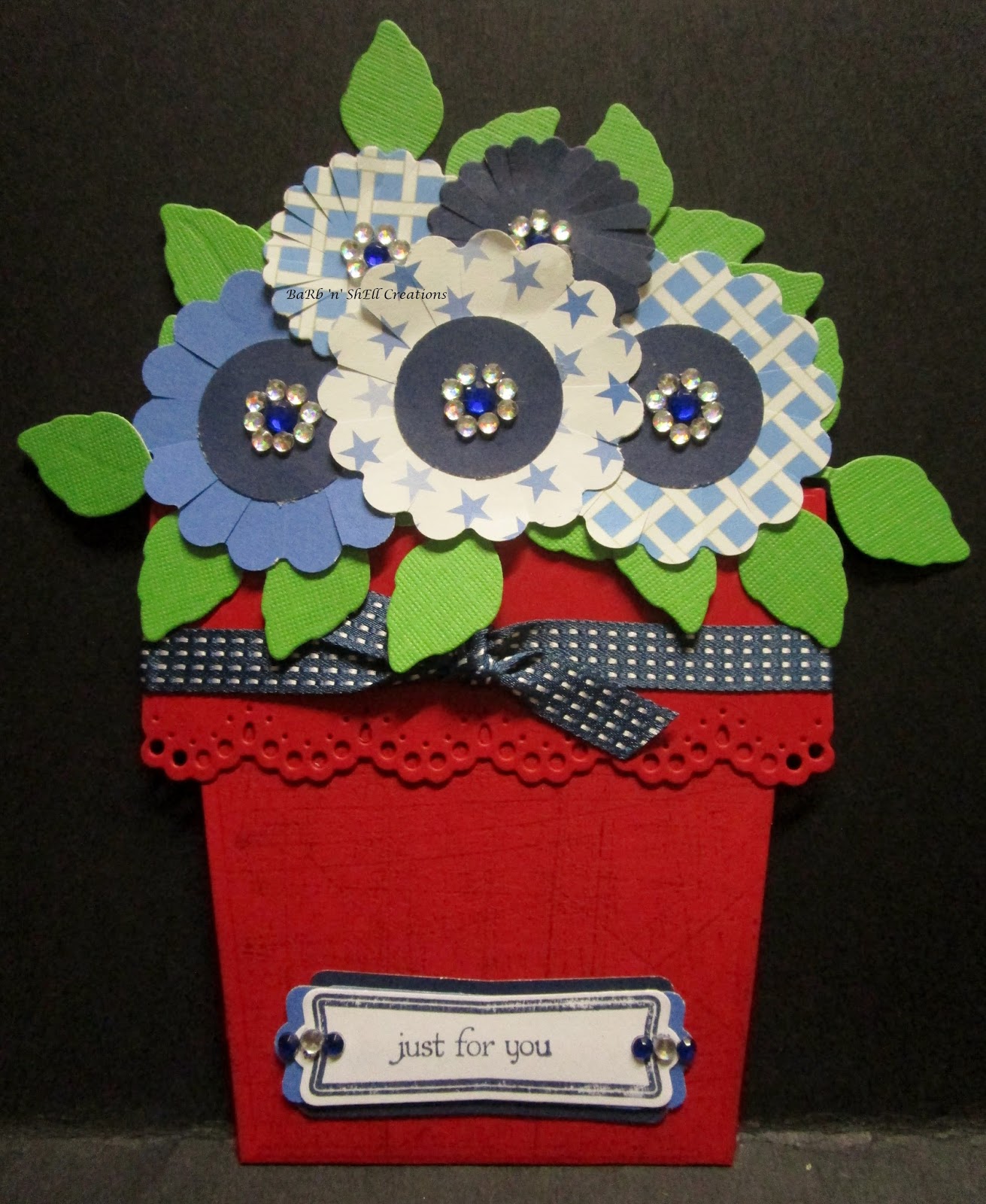 BaRb'n'ShEll Creations: Flower Pot Cards... 2 of 3...