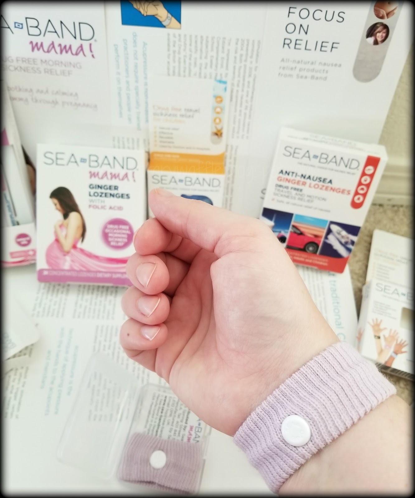 Temporary Waffle: Sea-Band Mama! Acupressure Wrist Bands and More
