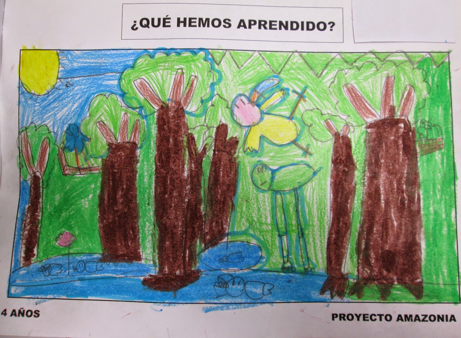 4 AÑOS - PROYECTO "EL AMAZONAS" ~ Los Peques del Rincón