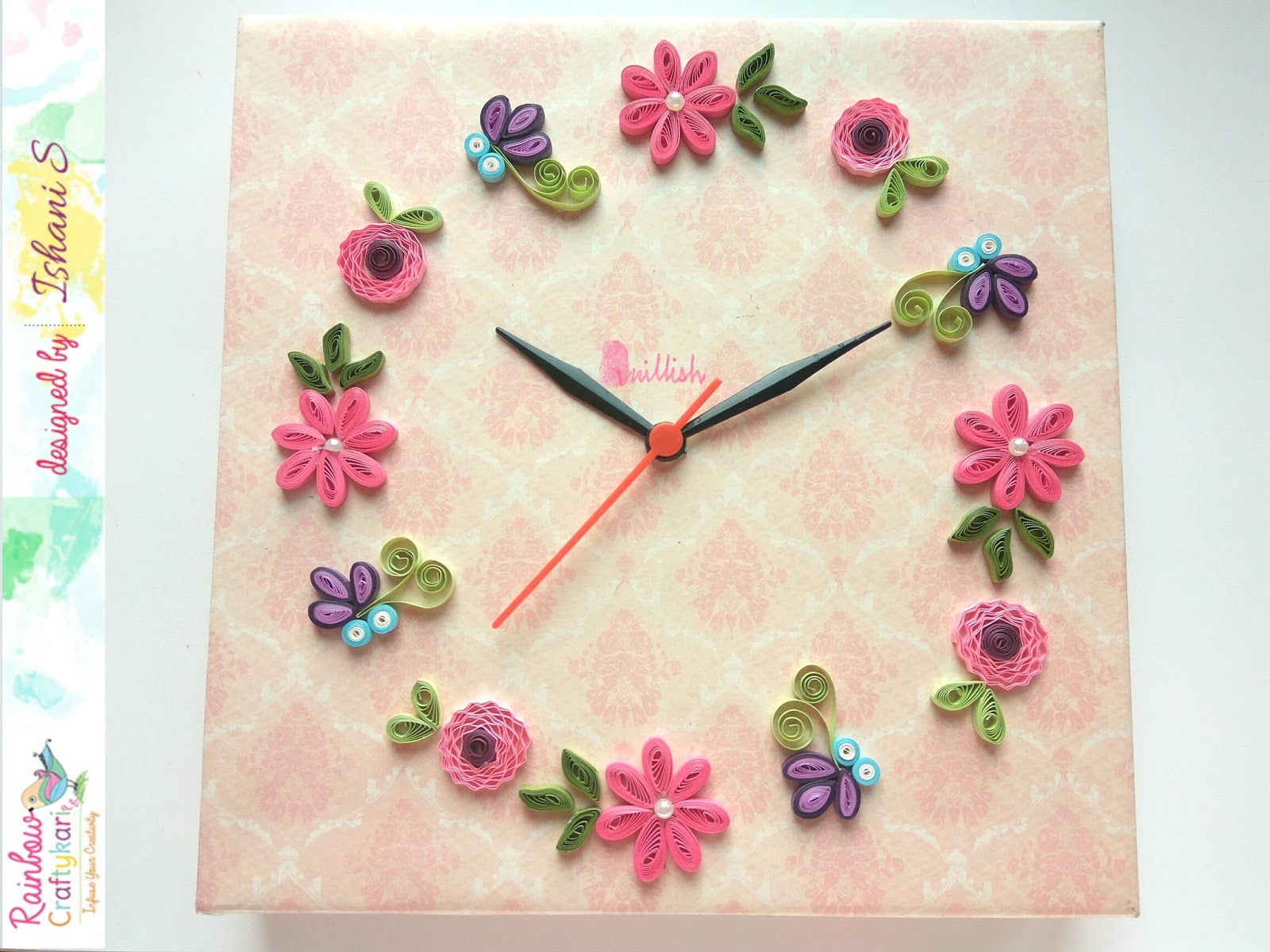 Quilled Clock