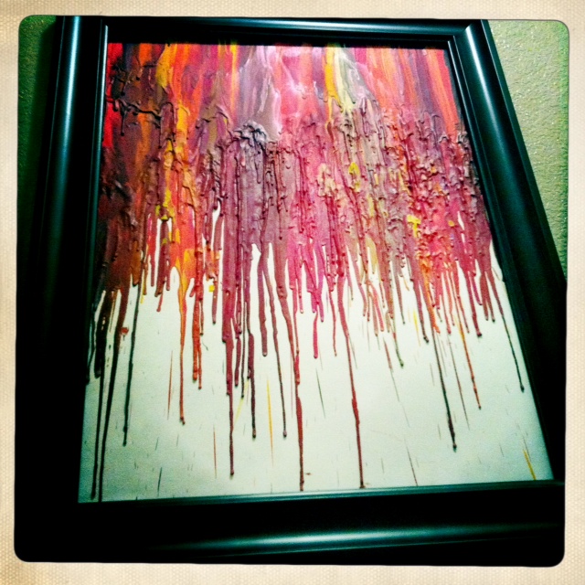 City Girl Meets Country Boy: Crayon Canvas Craze