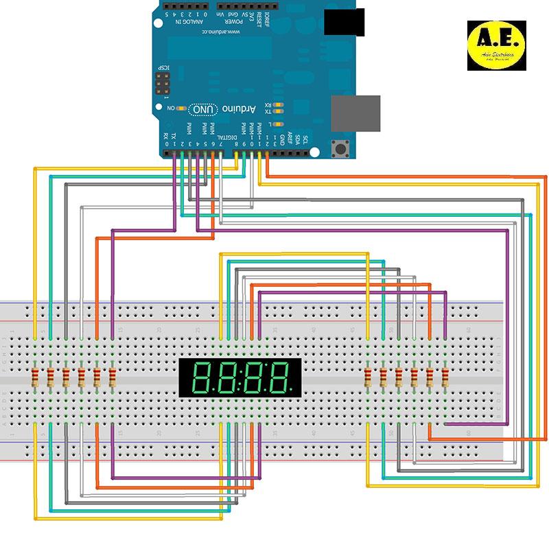 Reloj Con Arduino Y Display 7 Segmentos Actualizado E
