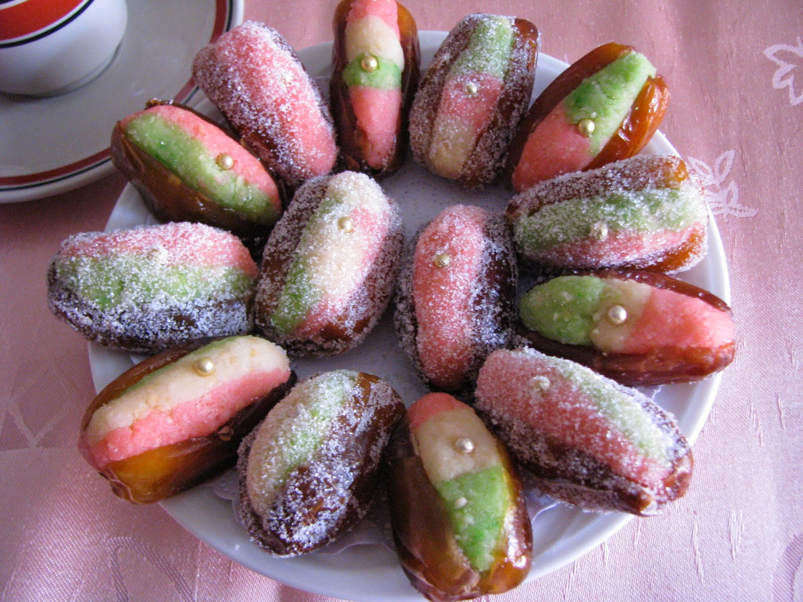 Saveur de ma recette: Dattes fourrées aux amandes