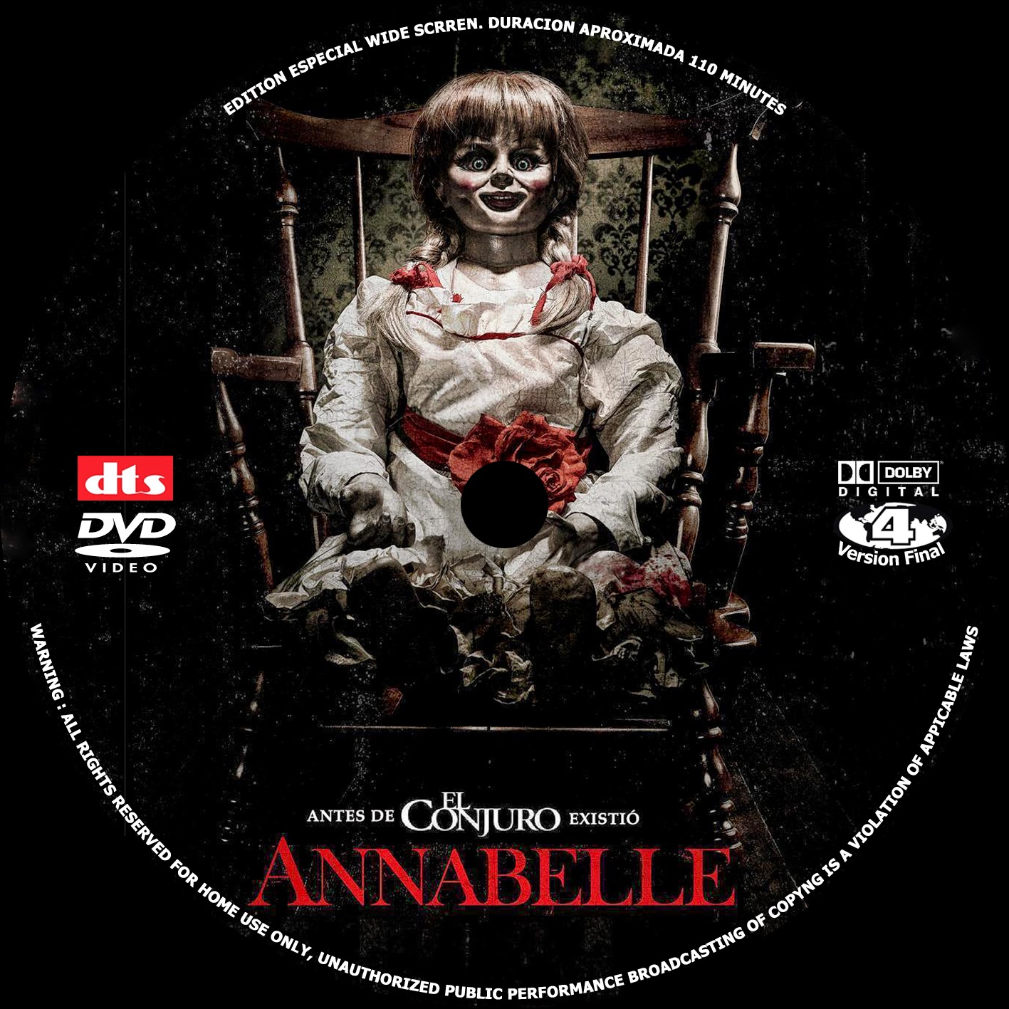 COVERCARATULAS DE DVD - CD COVERCREATORS: ANNABELLE CD
