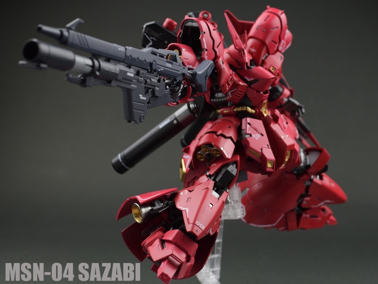Painted Build: RG 1/144 MSN-04 Sazabi
