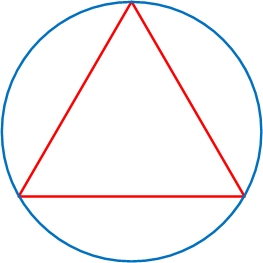 neopolitan's philosophical blog: A Circle, A Triangle and Some Random Lines