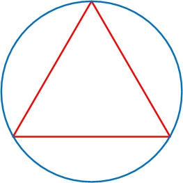 neopolitan's philosophical blog: A Circle, A Triangle and Some Random Lines