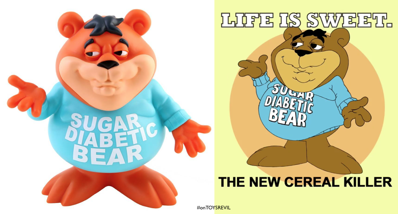 SUGAR DIABETIC BEAR by Ron English for #SDCC2017