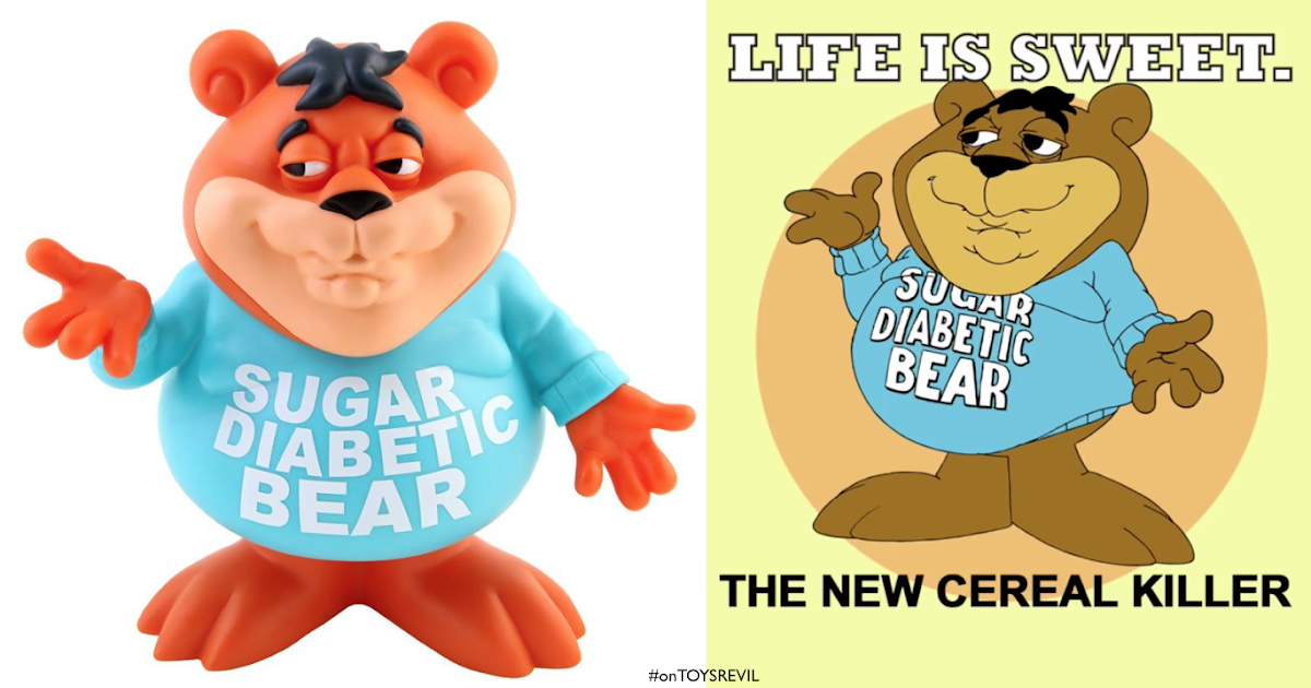 SUGAR DIABETIC BEAR by Ron English for #SDCC2017