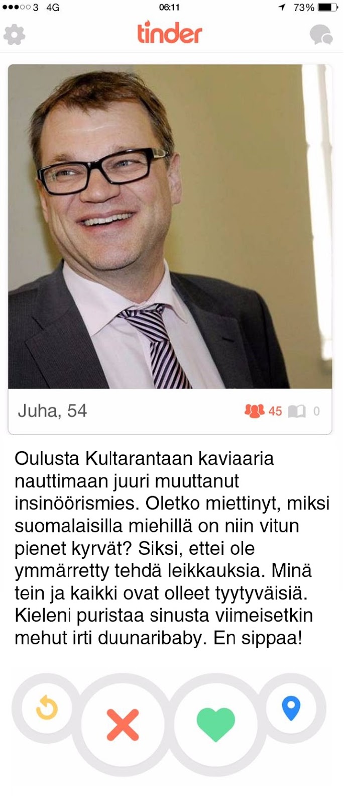 ErQ: Nämä julkkisten Tinder-profiilit naurattavat kuoliaaksi asti!